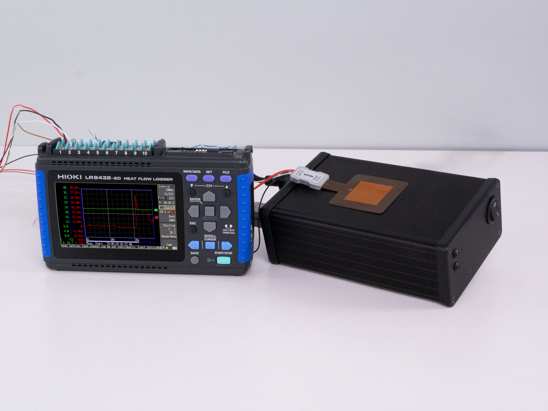 HIOKI LR8432 – 10-Channel Data Logger for Heat Flow Sensors